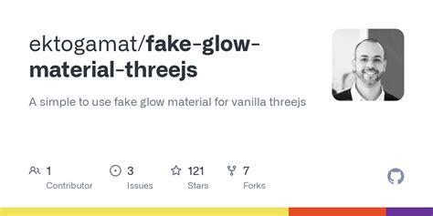 github ektogamat fake glow material threejs a simple to use fake glow material for vanilla