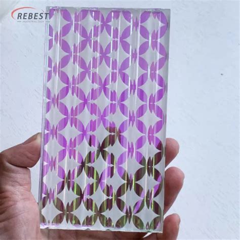 Customized Thickness Shine Pattern Laminated Float Bulletproof Glass Door Bulletproof Glass