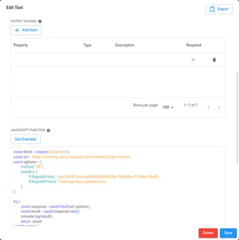 Bug Facing Issue In Executing Tool Of Template Getstockmovers