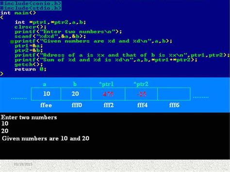 Pointers In C Programming Pptx Programming Languages Computing