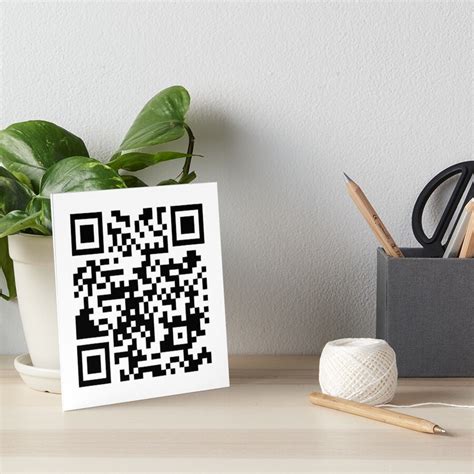 Bernd Das Brot Meme Link Qr Code Art Board Print For Sale By Hign