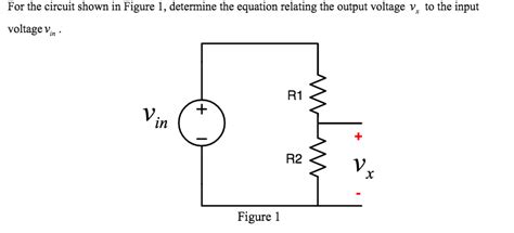solved for the circuit shown in figure 1 determine the