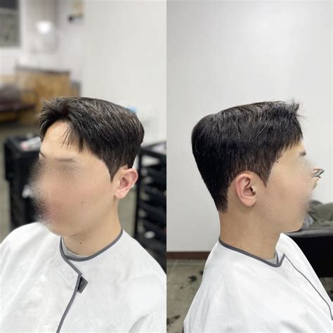 남자 드롭컷 다운펌 윗머리까지 누르니까 편하네요 네이버 블로그