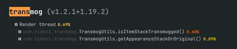 Large FPS Drop When Using This Mod Issue Hidoni Transmog GitHub