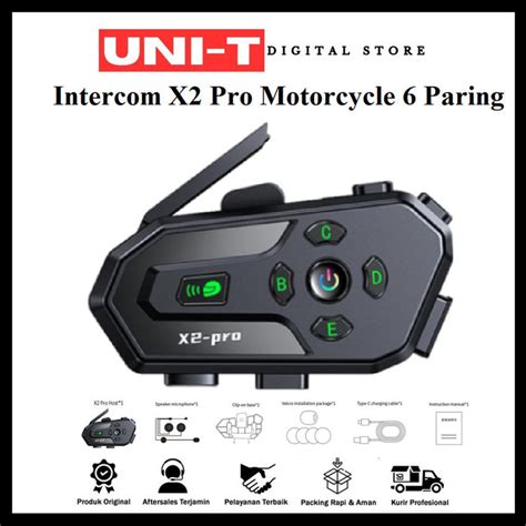 Jual Intercom X Pro Motorcycle Bluetooth Interkom Dengan Pengendara