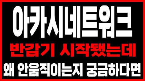 아카시네트워크 코인 2024년 돈복사 파티 시작됩니다 아카시네트워크코인아카시네트워크코인전망 Youtube