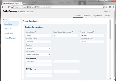 Installing An Oracle Database Appliance Web Log Of Aaron Diehl