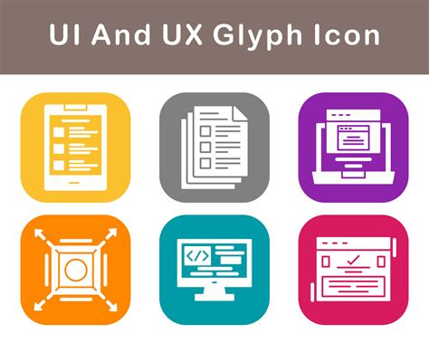 UI And UX Vector Icon Set 20762274 Vector Art At Vecteezy