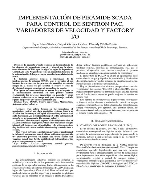 informe scada pdf scada controlador lógico programable