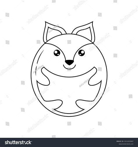 Vector Circle Line Drawing Forming Weasel Stock Vector Royalty Free 2211632847 Shutterstock