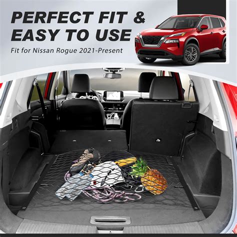 Karltys Trunk Mesh Cargo Net For Nissan Rogue 2026 2025