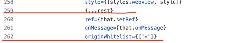 Not Able To Override OriginWhitelist Prop Issue Wxik React Native Rich Editor