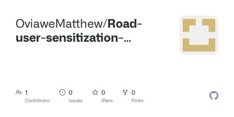 GitHub OviaweMatthew Road User Sensitization Through The Analysis Of Road Accident Data From