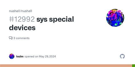 sys special devices · issue 12992 · nushell nushell · github