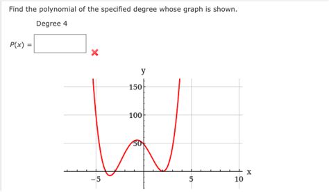 Solved Find The Polynomial Of The Specified Degree Whose Chegg