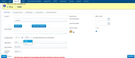 Admin Pls Template Classes