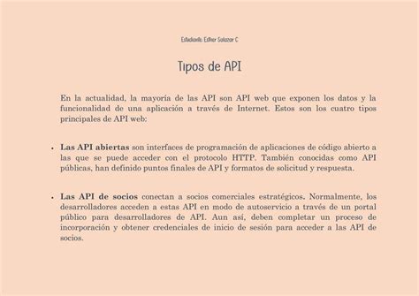Tipos De Api Developerishtar Udocz