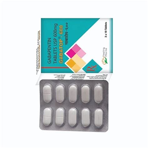 Gabapentin 600 Mg Tablets At ₹ 690 Box Gabapentin Tablet In Vadodara Id 20225924348