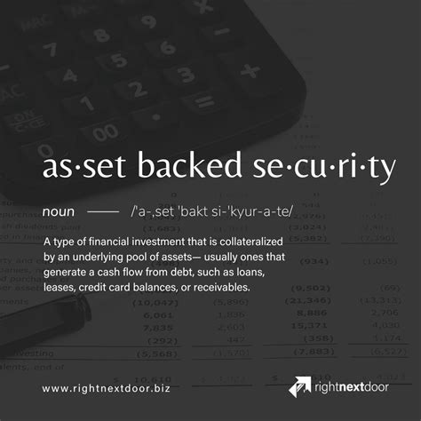 What Is Asset Backed Security Abs Right Next Door Posted On The Topic Linkedin