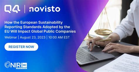 Our Partner Q4 Is Organizing A Webinar Exploring The Impact Of The European Sustainability