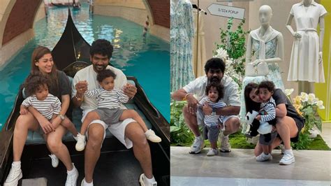 Nayanthara నయన్ విఘ్నేశ్‌ల పెళ్లి రోజు పిల్లలతో కలిసి సెలబ్రేషన్స్