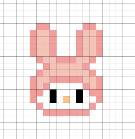 Pixel Art 📷 Piksel Sanatı Şirin çizim Hello Kitty