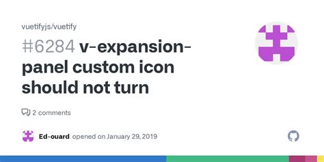 V Expansion Panel Custom Icon Should Not Turn · Issue 6284 · Vuetifyjs