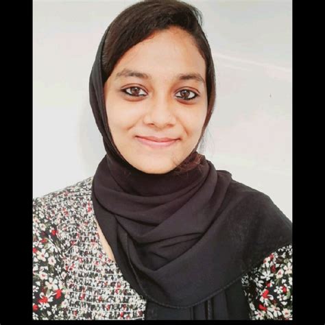 Fidha Sakeer Hussain Stteresas Collegeernakulam 682 011 Thrissur Kerala India Linkedin