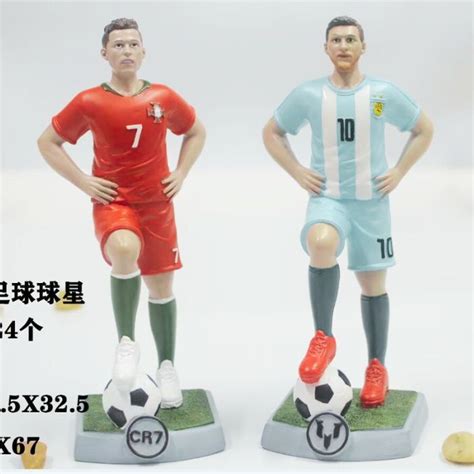 Ronaldo Messi Standing Figure 20 Cm Big Daddy Store
