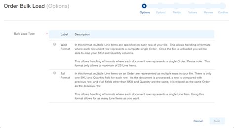 How To Bulk Load Data In Infoplus