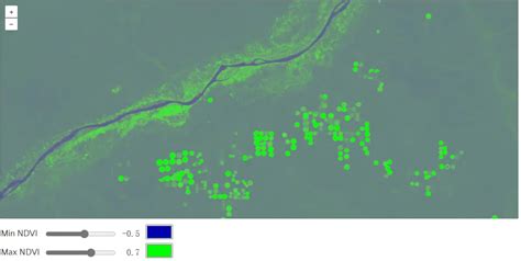 使用动态颜色渐变来渲染ndvi值【译】 Gis学习笔记