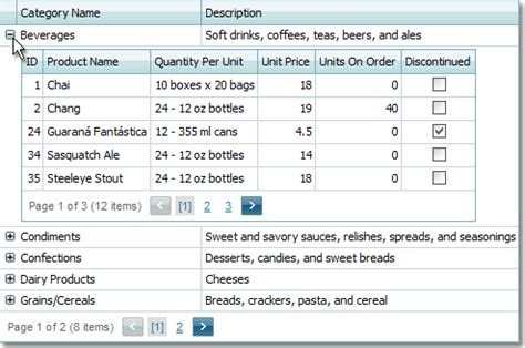 Master Detail Implementation ASP NET Web Forms Controls DevExpress Documentation