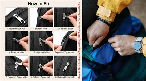 How To Repair Backpack Zipper Fine Backpack