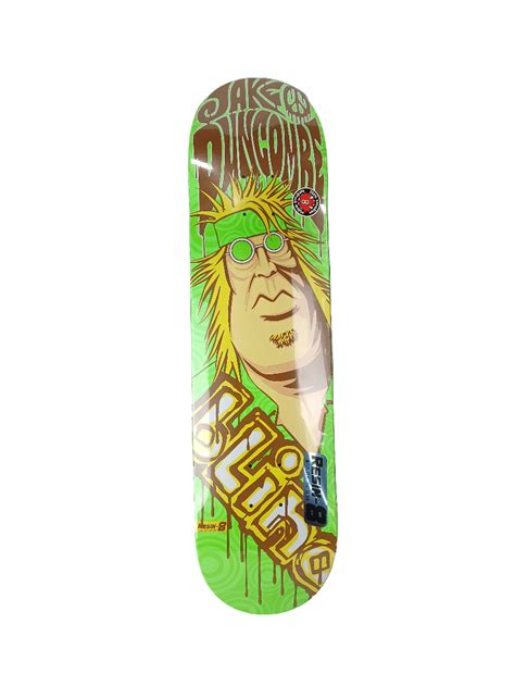 Blind Jake Duncombe Poster Graphic Yellow Green White Size 80 Vintag Western Skate Co
