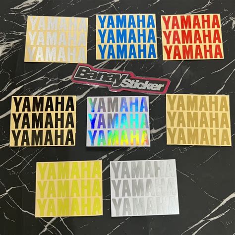 Yamaha Sticker Sticker Size 6 Cm Cutting Shopee Philippines