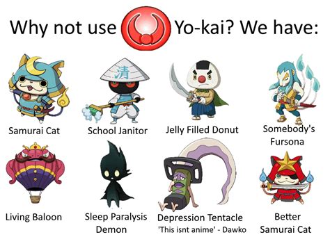 Remade The Why Not Use Pokemon Meme For Yo Kai R Yokaiwatch