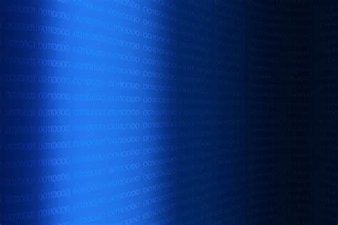 the blue background has digital codes 1 and 0 to display digital
