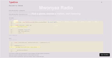 Radio Browser Api Examples Codesandbox