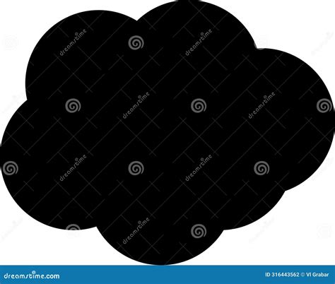 Cloud Vector Icon Storage Solution Networking Databases Software Sign Cloud And Meteorology