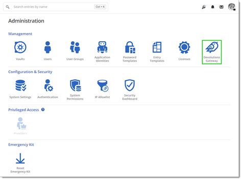 devolutions gateway configuration with devolutions hub business