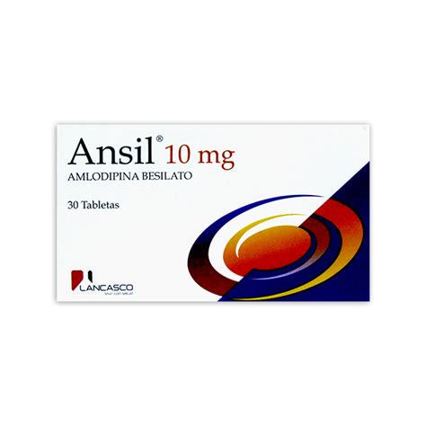 Ansil 10mg 30 Tabletas Farmacias Ave Fenix