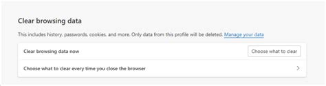 How To Clear Cache And Browsing Data On Microsoft Edge