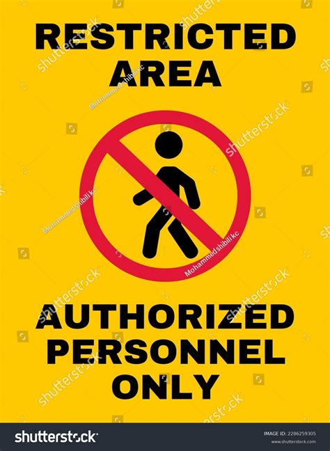 For Authorized Personnel Only Template