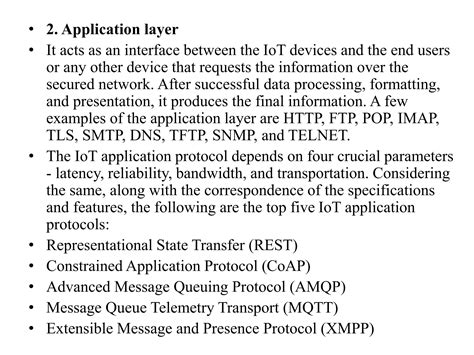 IOT PROTOCOLS Pptx Internet Computing