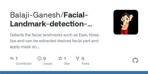 GitHub Balaji Ganesh Facial Landmark Detection And Feature Extraction Detects The Facial