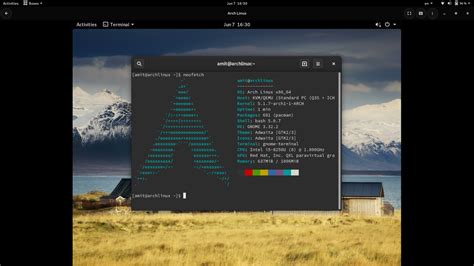 my first arch install on a vm r linuxmasterrace