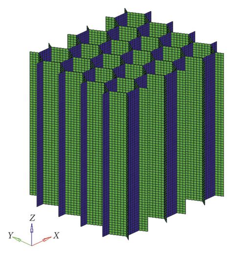 The Finite Element Model Of Honeycomb Aluminum A Overall Model