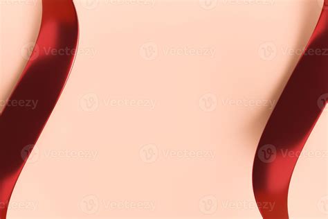 Minimal Red Curve Left And Right Side Open Space For Editor Minimal