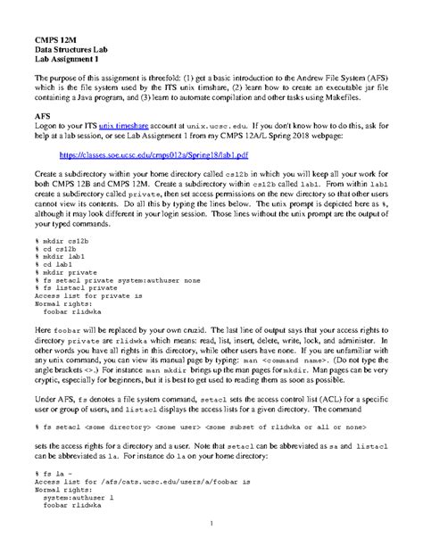 Lab1 Lab 1 Assignment For Summer Quarter 2018 Cmps 12m Data