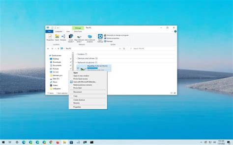 How To Remove Network Drive On Windows 10 Pureinfotech